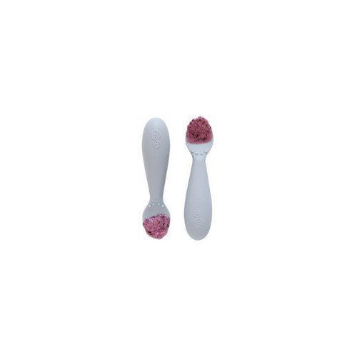 Ezpz - Tiny Spoon (2-pack) - Pewter 4M – fivelittleduck