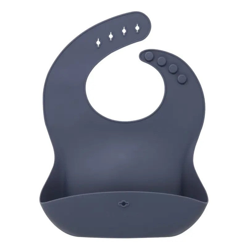 Glitter & Spice Silicone (BPA Free) Food Bib Midnight Blue – fivelittleduck