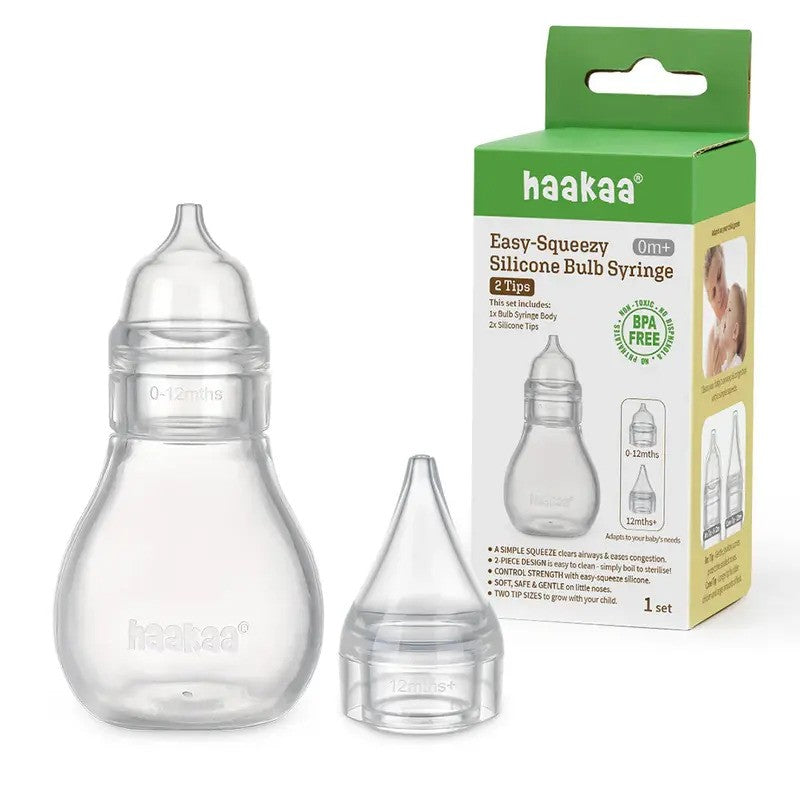 Haakaa Easy - Squeezy Silicone Bulb Syringe – fivelittleduck