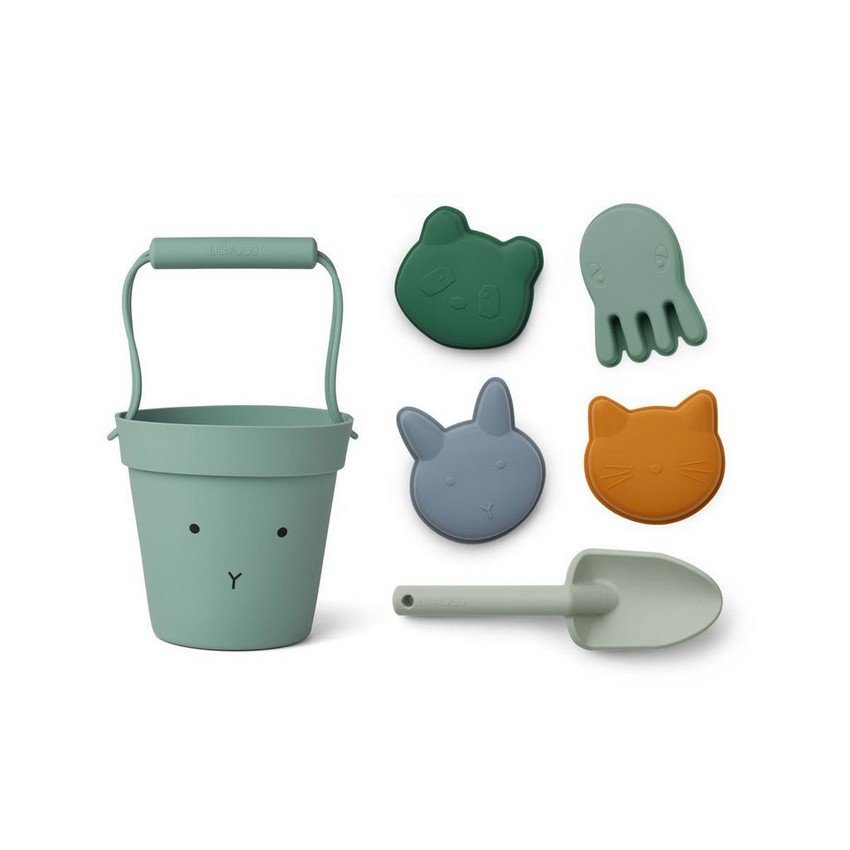 Classical Child Beach Bucket Set Blue Bear – fivelittleduck